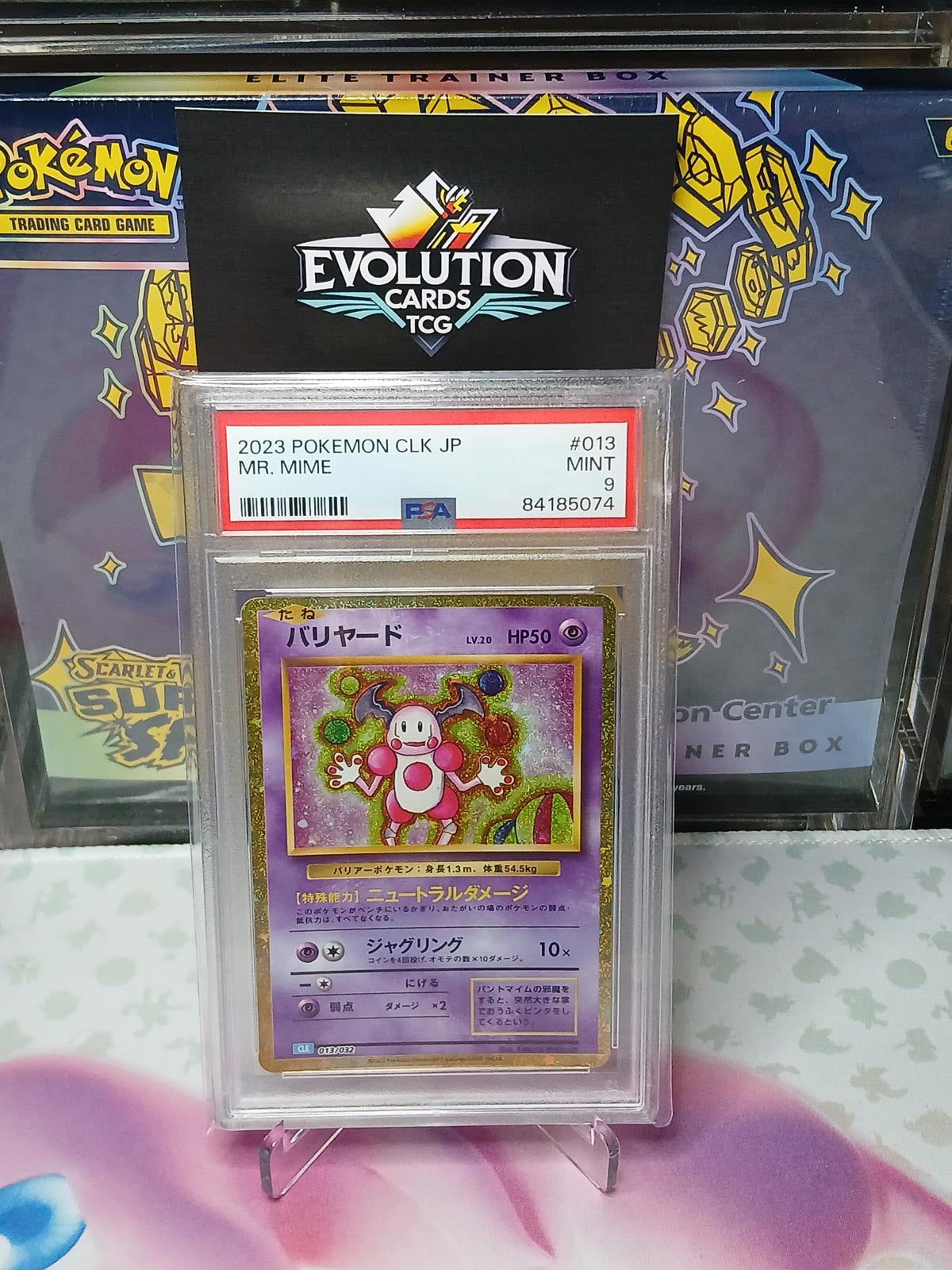 2023 Pokémon CLK JP Mr. Mime Graded PSA 9 Mint Condition – Evolution ...
