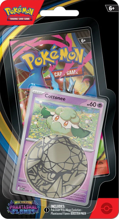 Pokemon TCG: Phantasmal Flames Checklane Blister Cottonee – Evolution ...